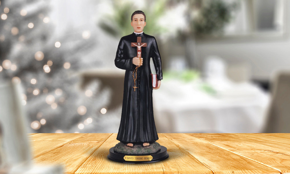 Trinx 12"H Saint Toribio ROMO Holy Figurine Unique Gifts | Wayfair