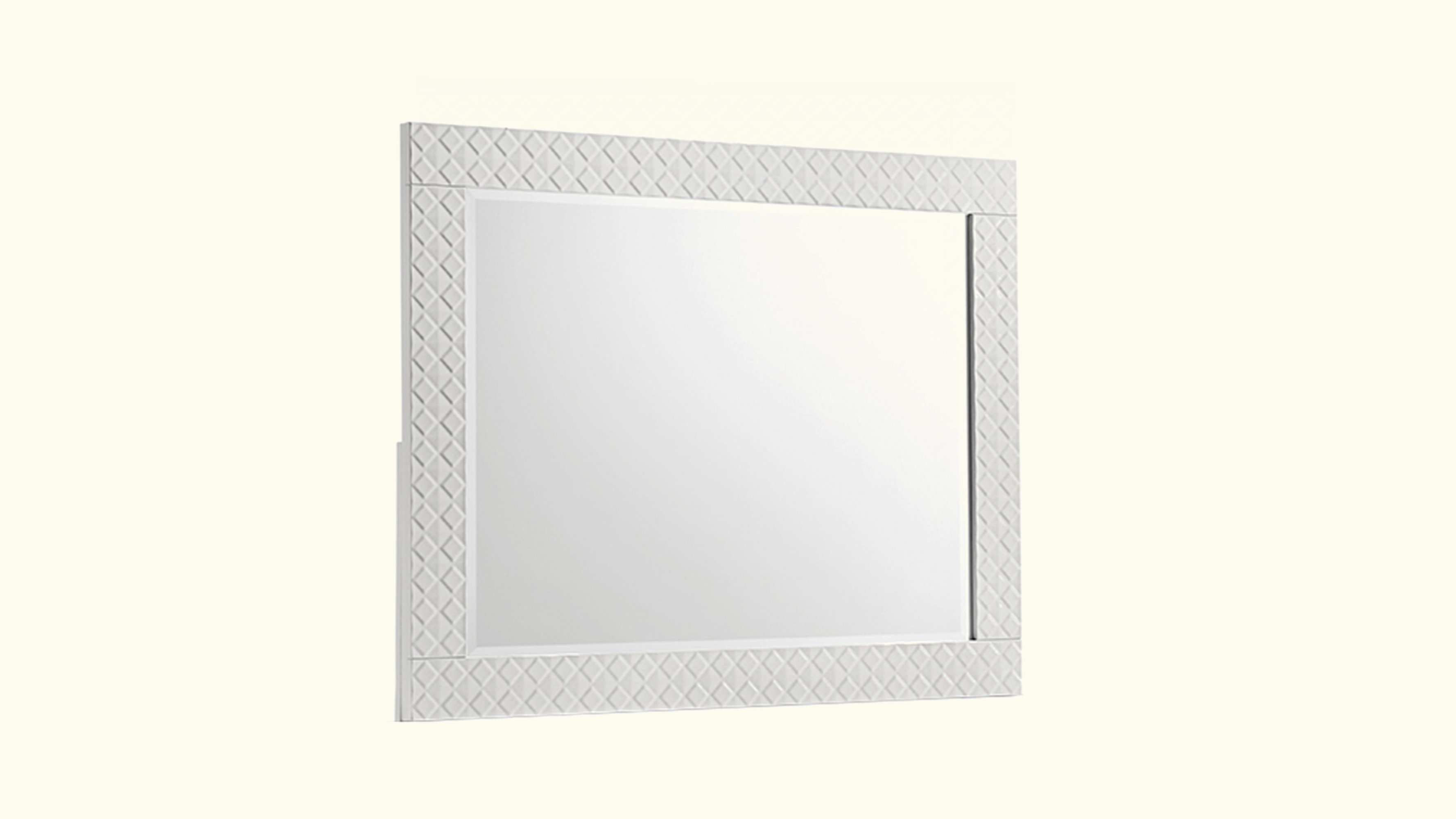 Hokku Designs Modern Style Mirror Made With Wood In White - Wayfair Canada