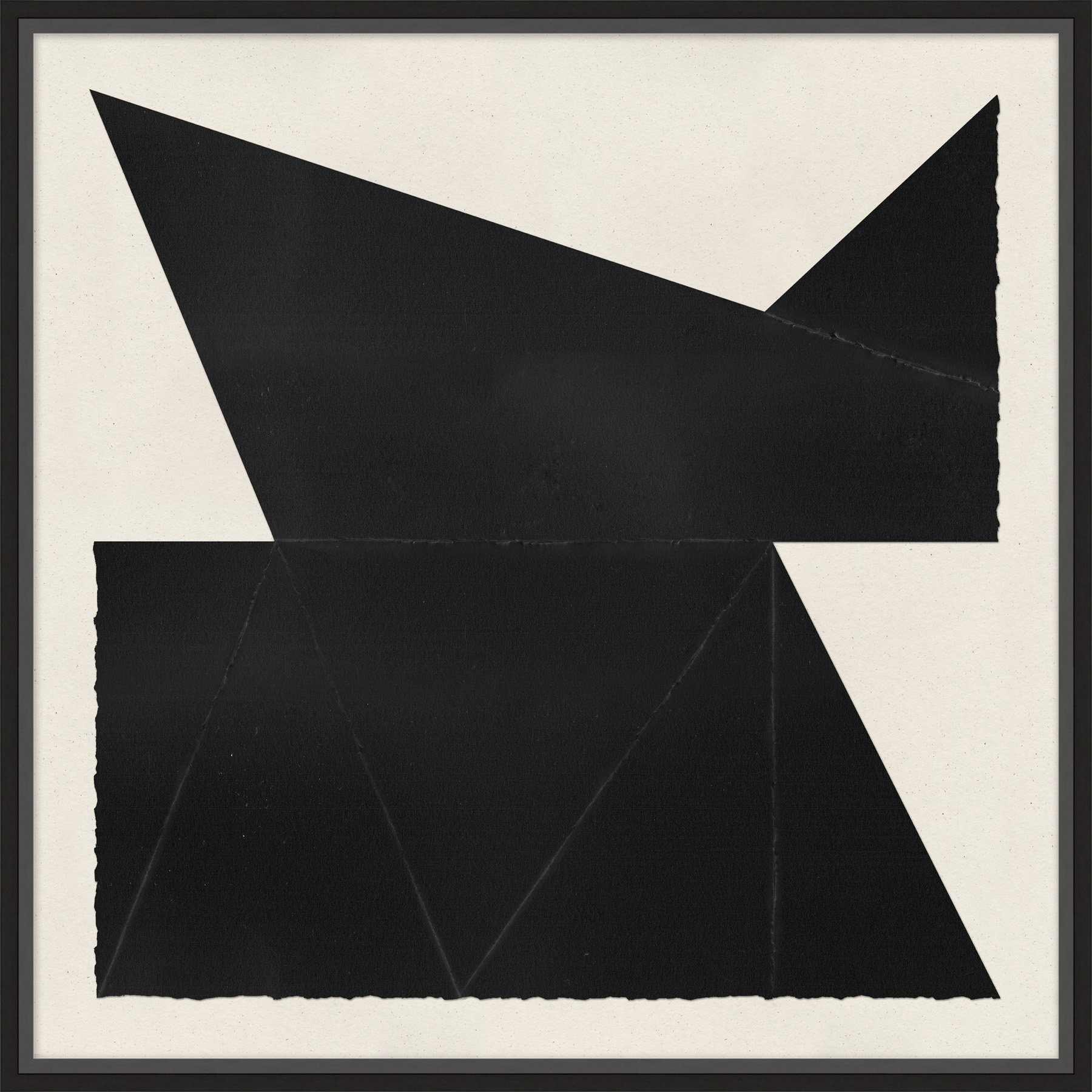 Lillian August Origami 5' Framed Graphic Art Print on Glass - Wayfair ...