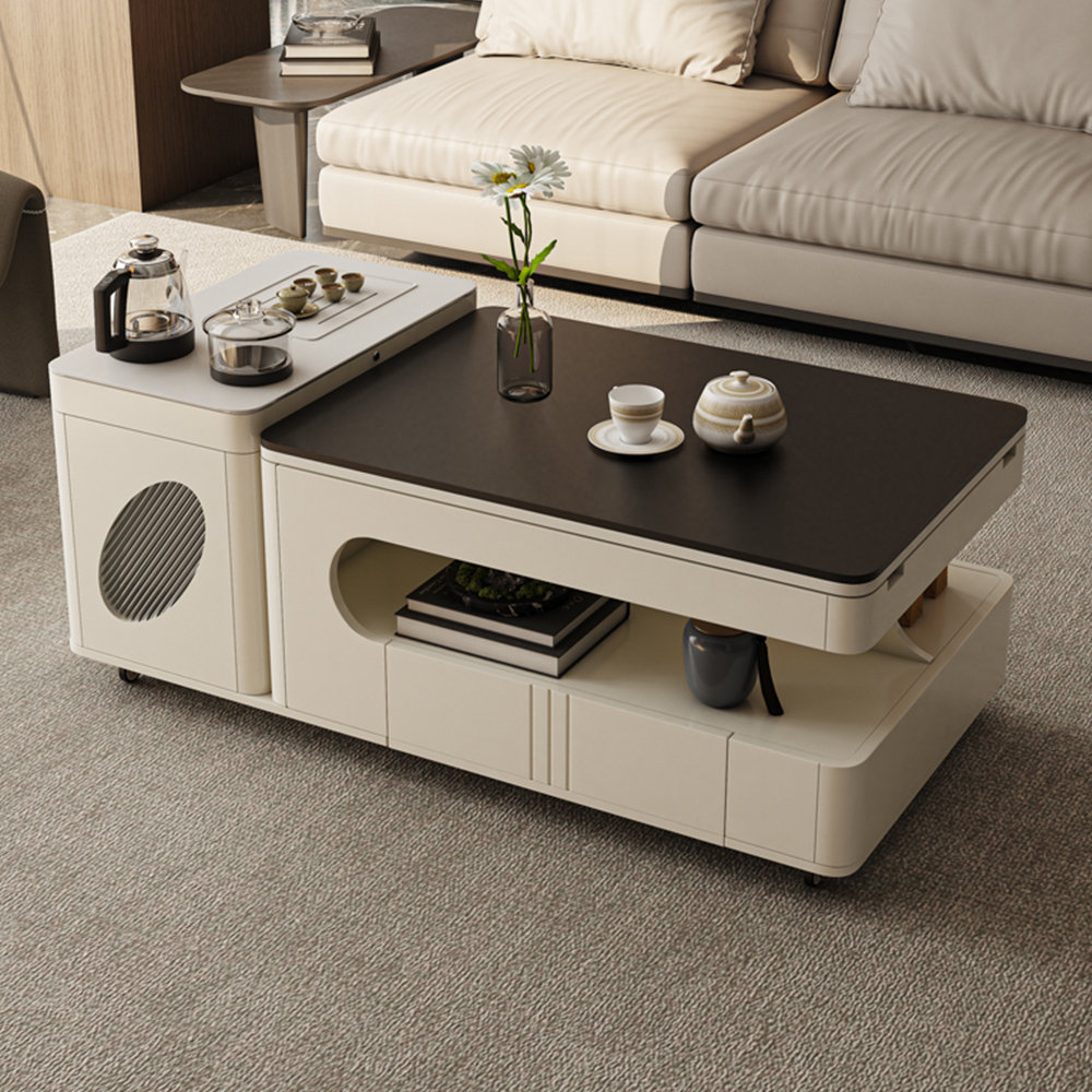 Bkoksety Simple multi-functional tea table with pulley - Wayfair Canada