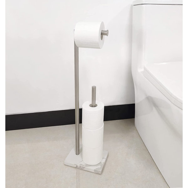 WALLPAPER AND DRAPES DECO Free Standing Toilet Paper Holder - Wayfair ...