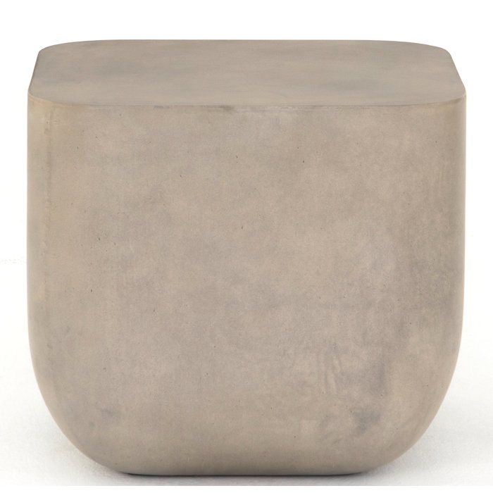 AllModern Elise Concrete Block End Table | Wayfair