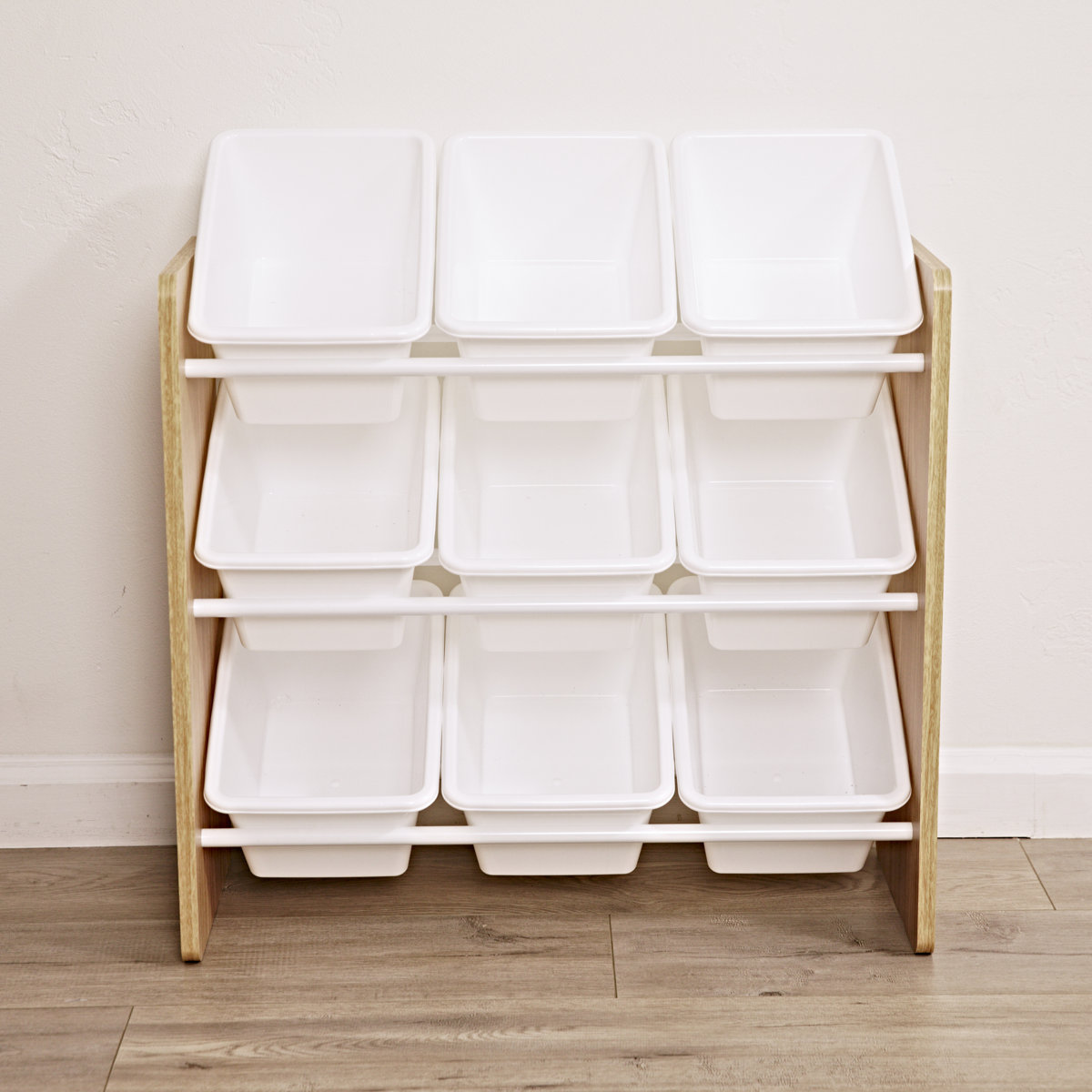 ECR4Kids 3-Tier Organizer with 9 Bins, Toy Storage | Wayfair