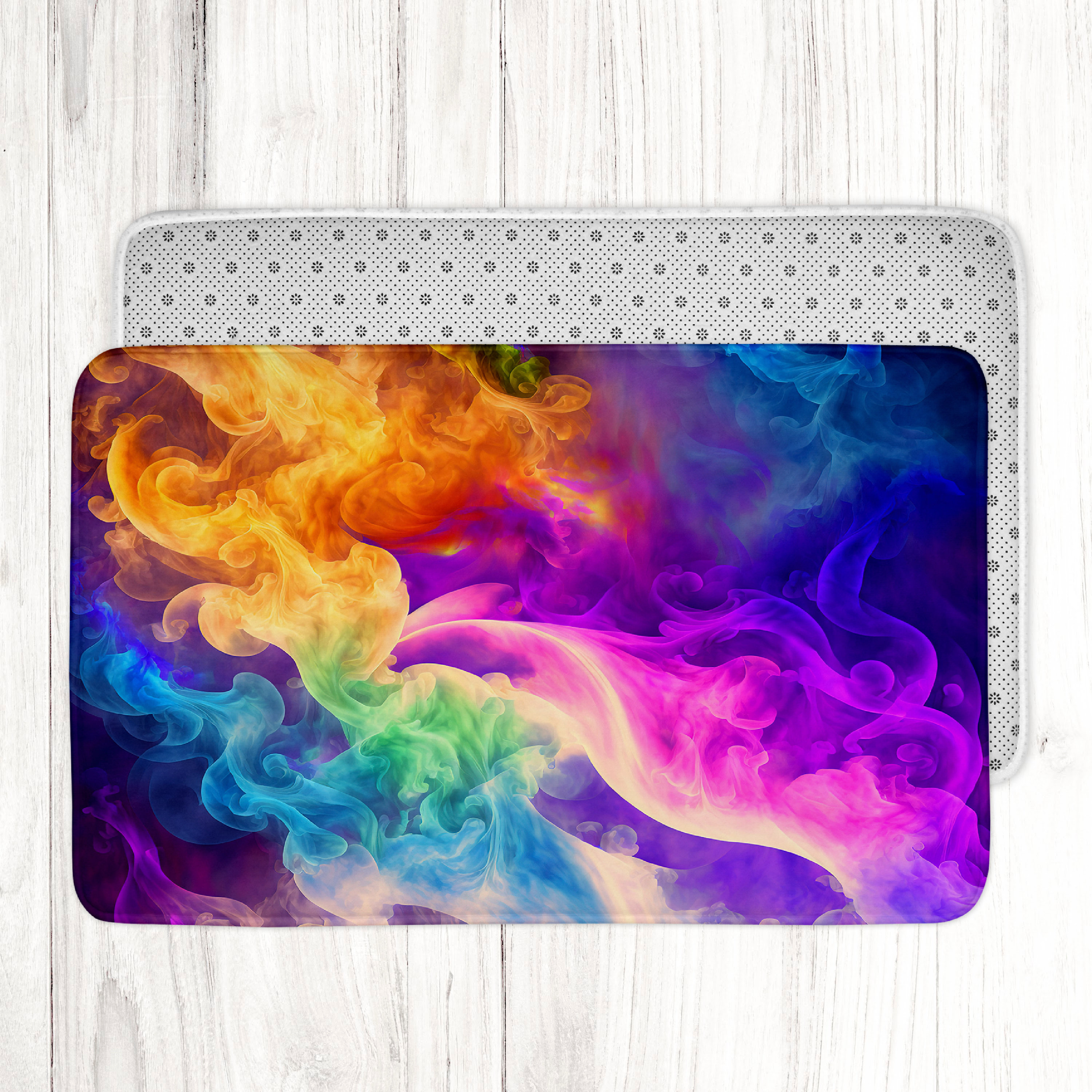 East Urban Home Deletha Abstract Bath Mat | Wayfair