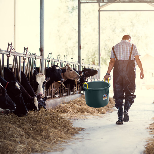 Little Giant Outdoor Polyethylene Muck Tub Multi Purpose Utility Bucket ...