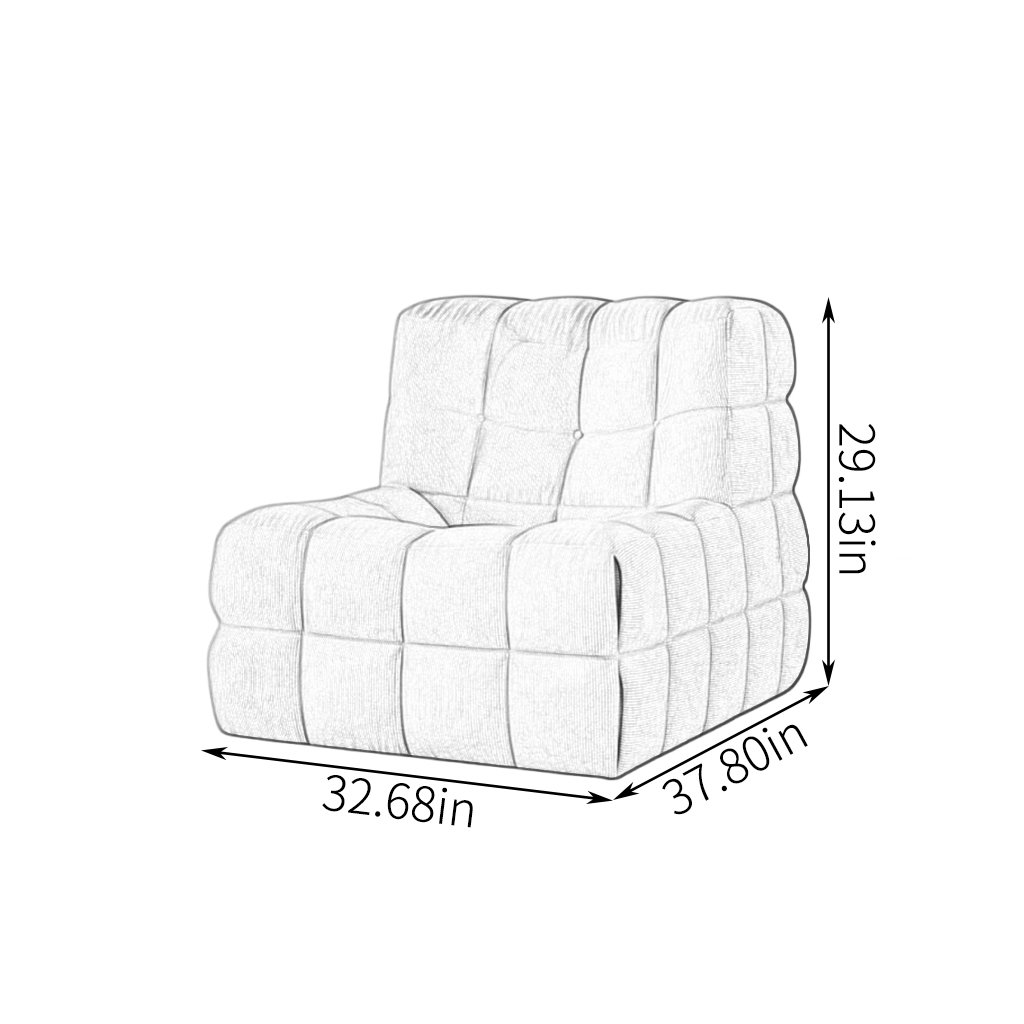Trule Italian minimalist waffle sofa | Wayfair