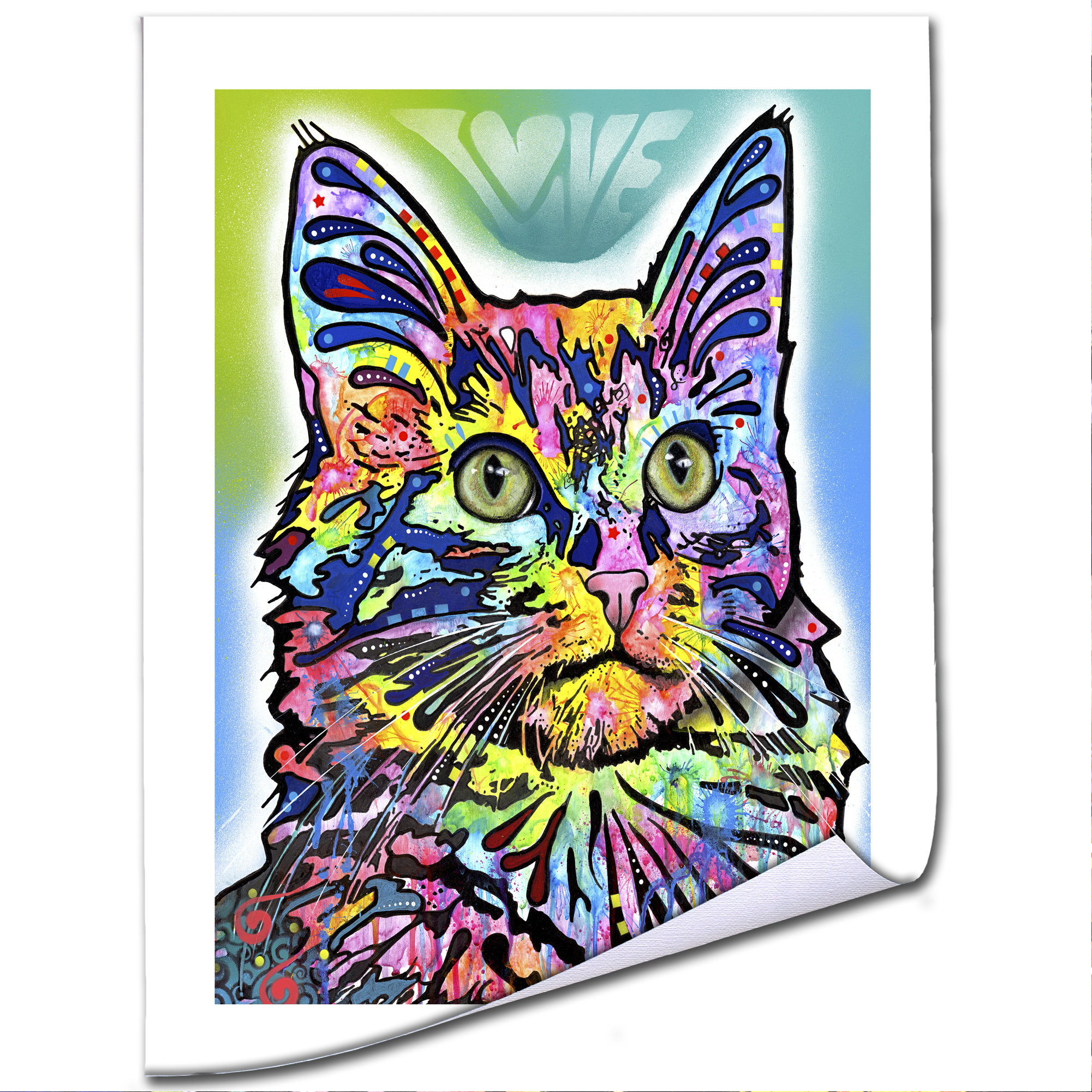 Trademark Fine Art 'Angora' Painting Print on Graphic Art Canvas | Wayfair