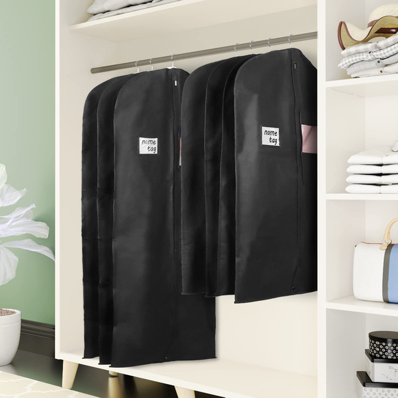 Rebrilliant Mutsa Fabric Garment Bag | Wayfair