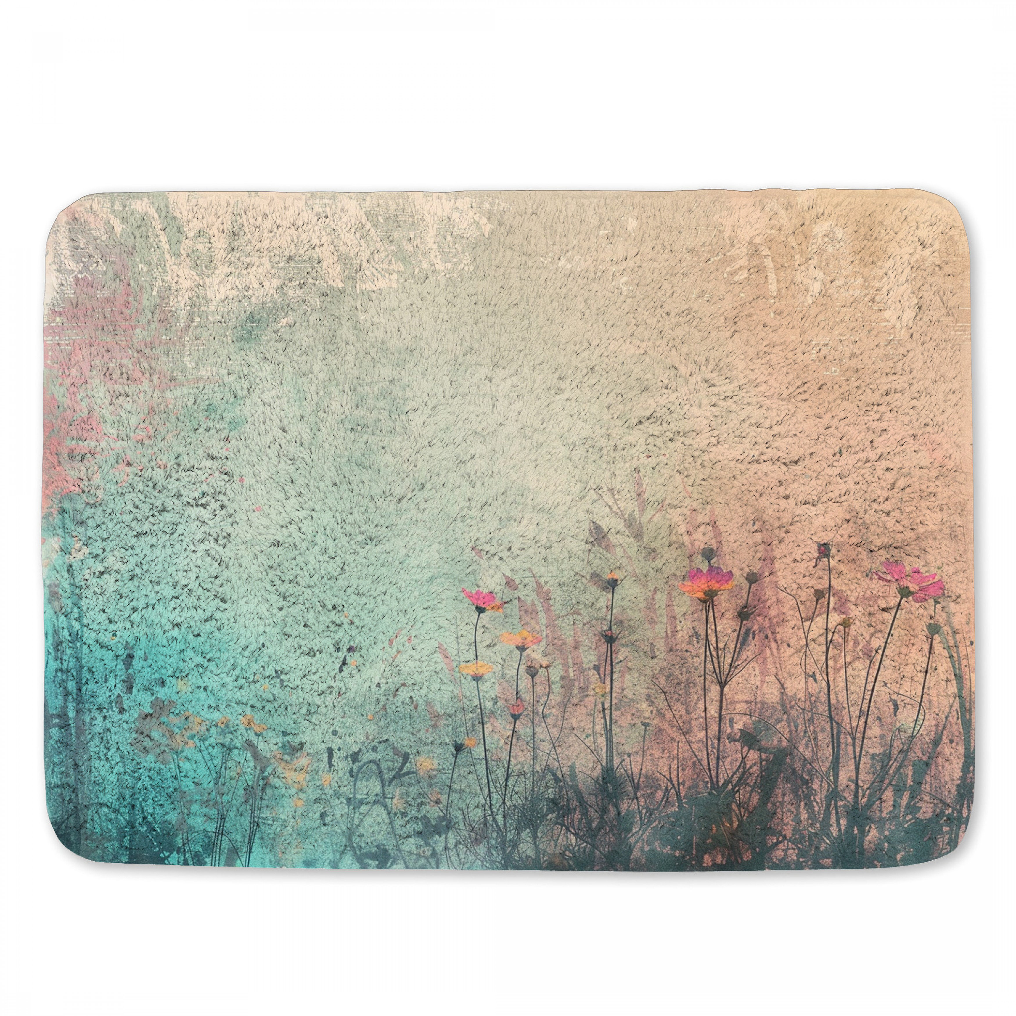 Dakota Fields Wildflowers Bath Mat Floral Bathroom Decor Bohemian Boho ...