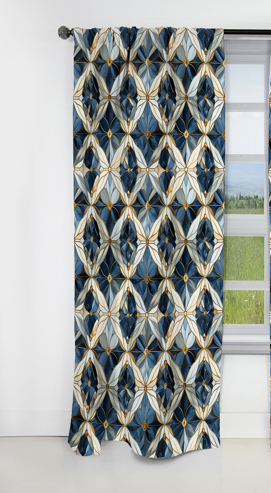 Design Art Vintage Charm Marble Pattern - Abstract Marble Curtain ...