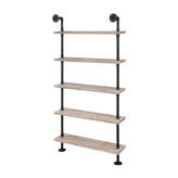 Williston Forge Juan 2 Piece Solid Wood Tiered Shelf & Reviews | Wayfair