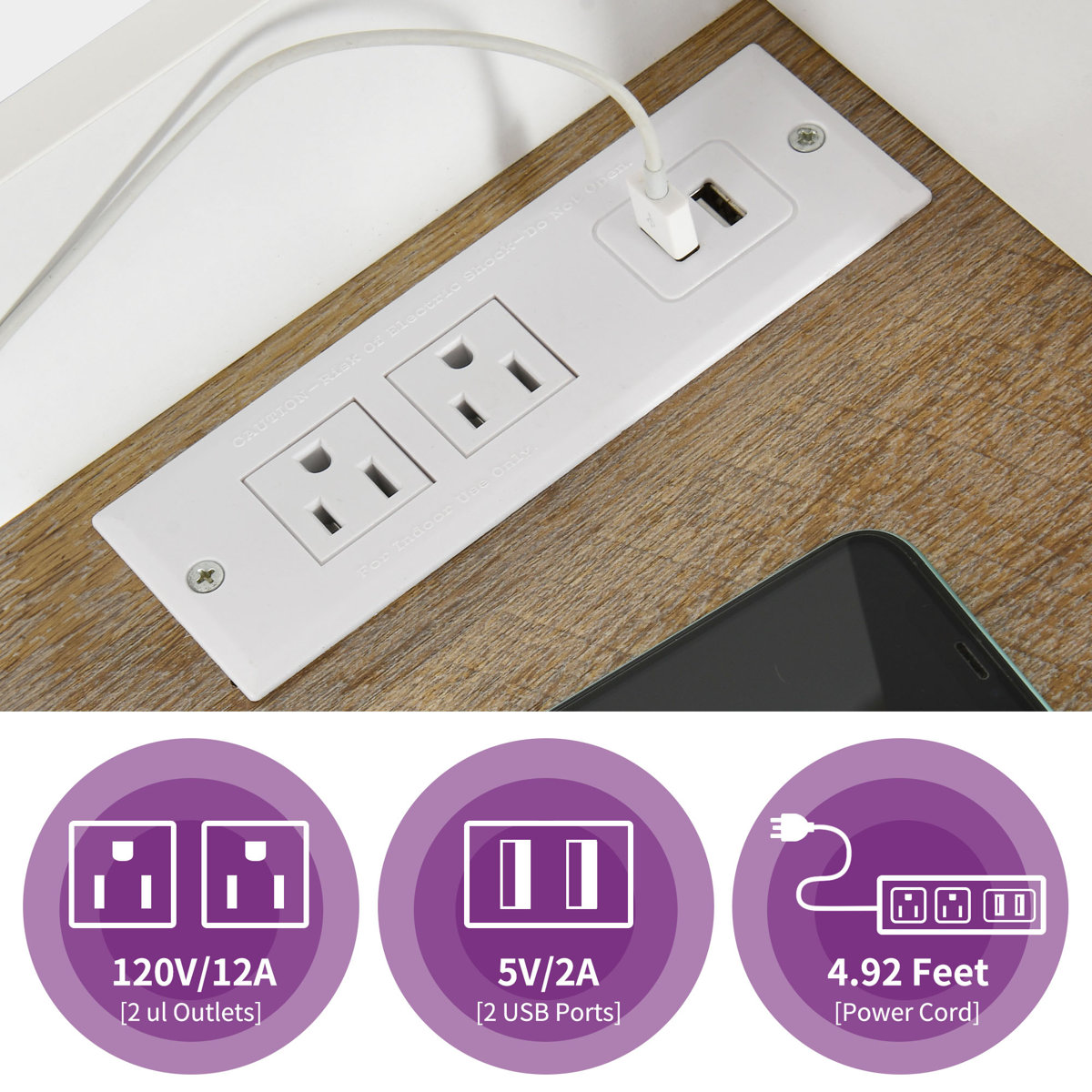 Laurel Foundry Modern Farmhouse® Stamper 31.4"W Wood Standard Kitchen ...