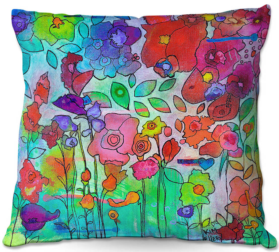 DiaNoche Designs Couch Waiting for Spring Throw Pillow | Wayfair