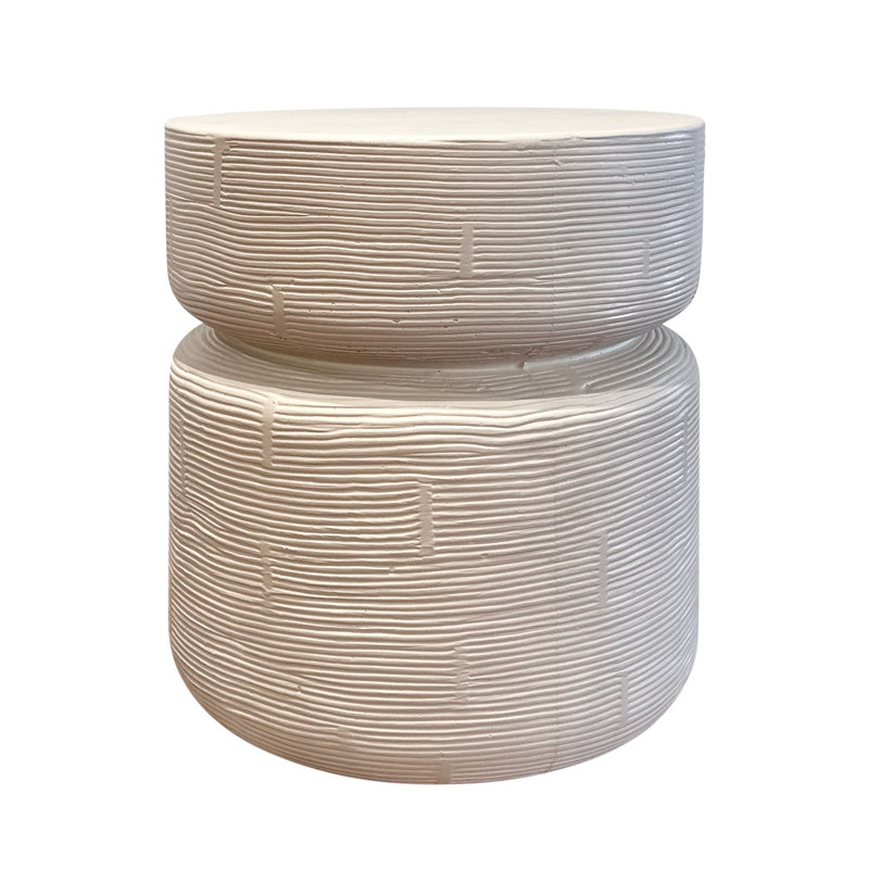 Joss & Main Alberry Stone/Concrete Side Table | Wayfair