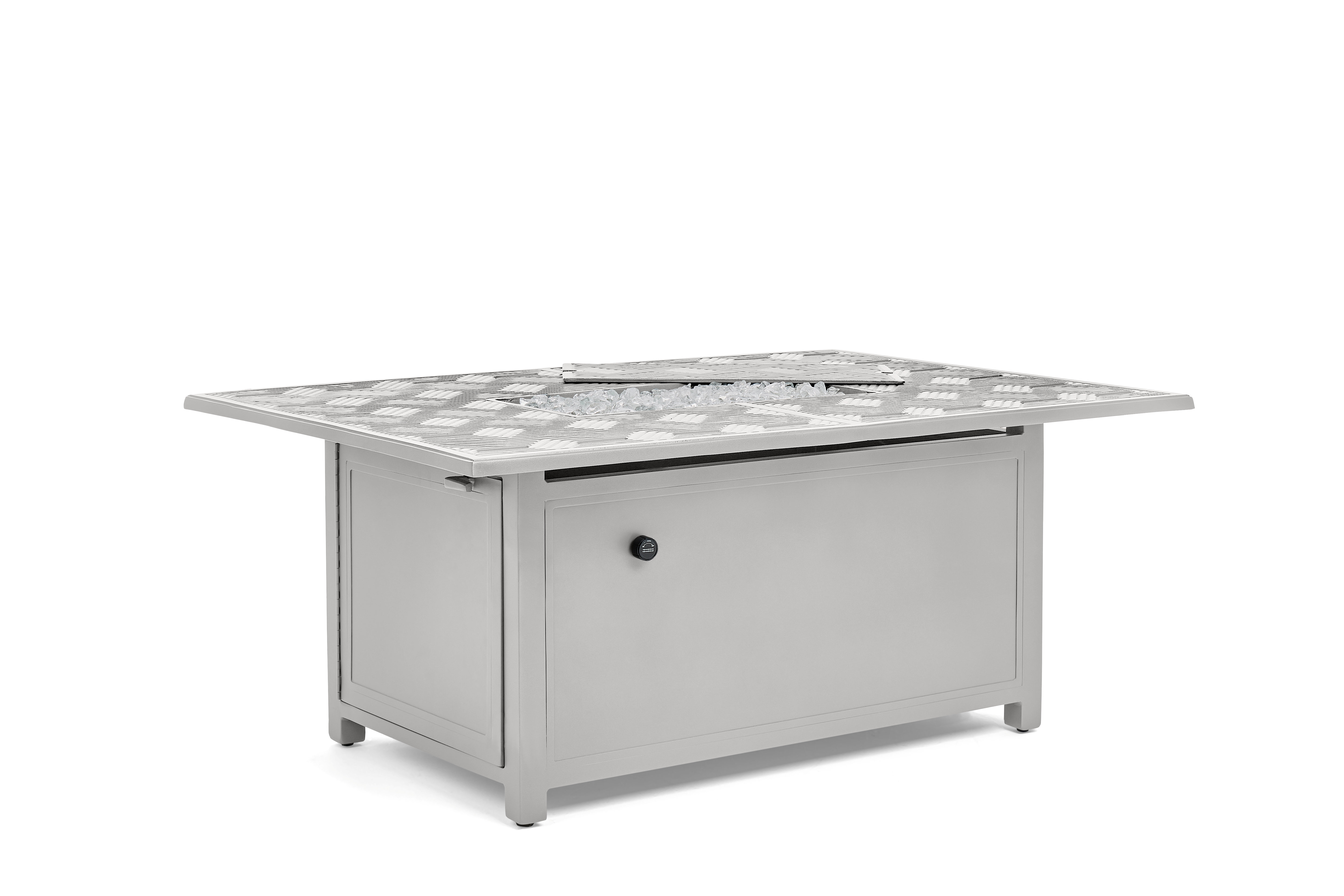 Winston Merge Tables 22.5'' H x 51'' W Aluminum Propane Outdoor Fire ...