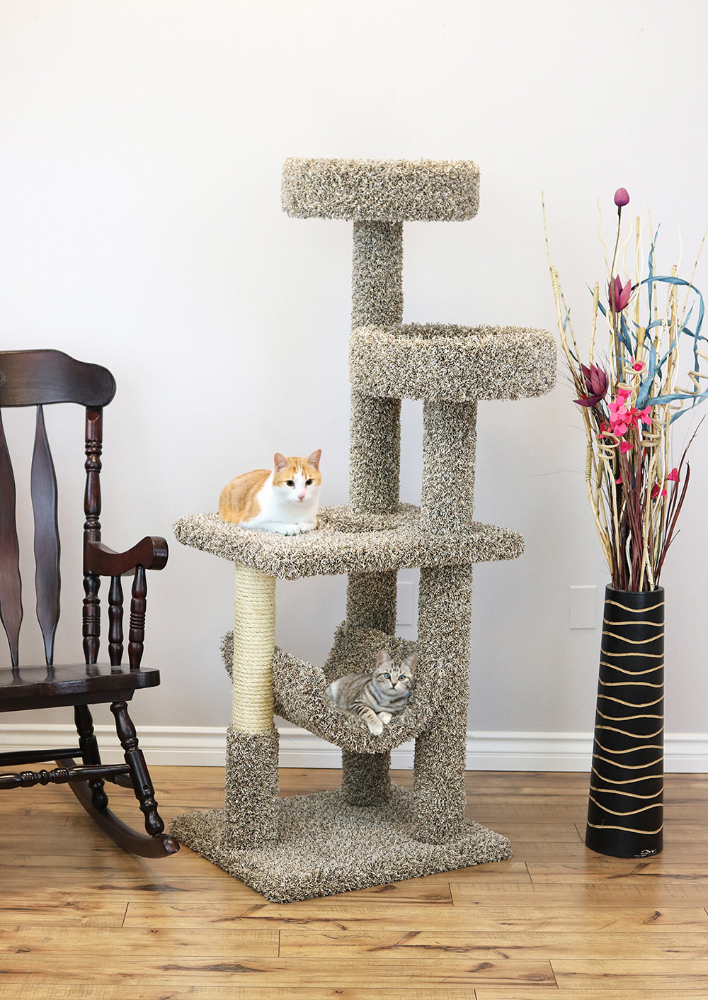 Tucker Murphy Pet™ 61" Telly Cat Condo & Reviews | Wayfair