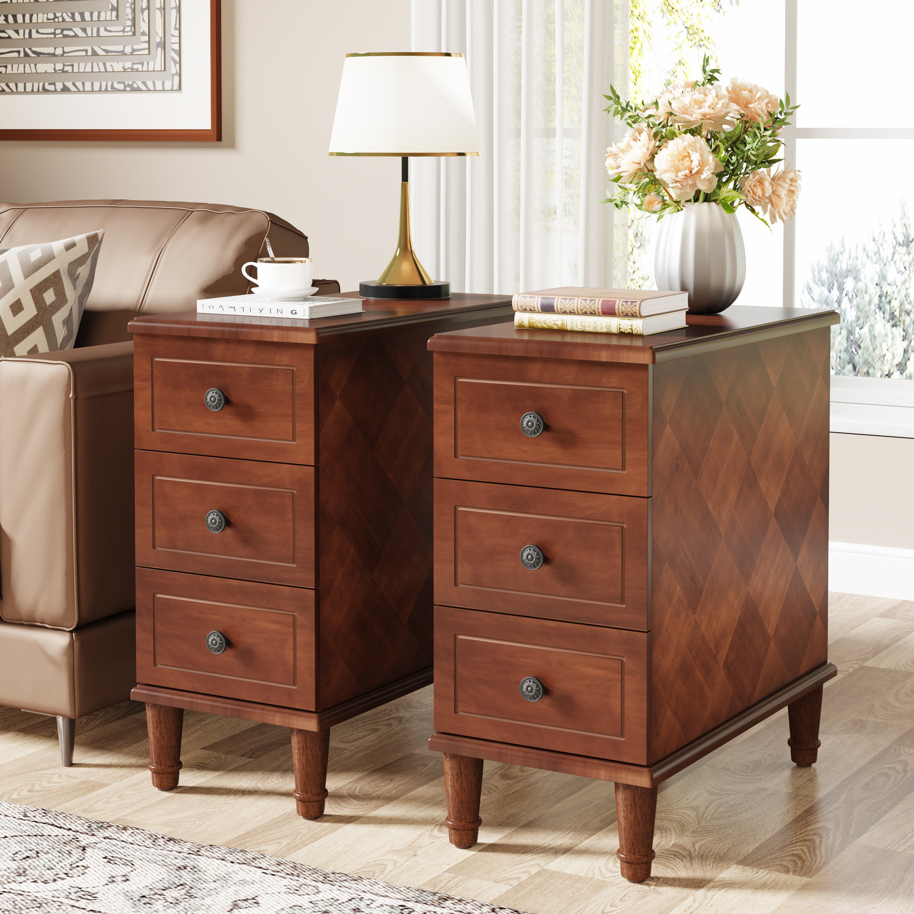 Wildon Home® Soichi Solid Wood 3 - Drawer End Table Set "& Reviews ...