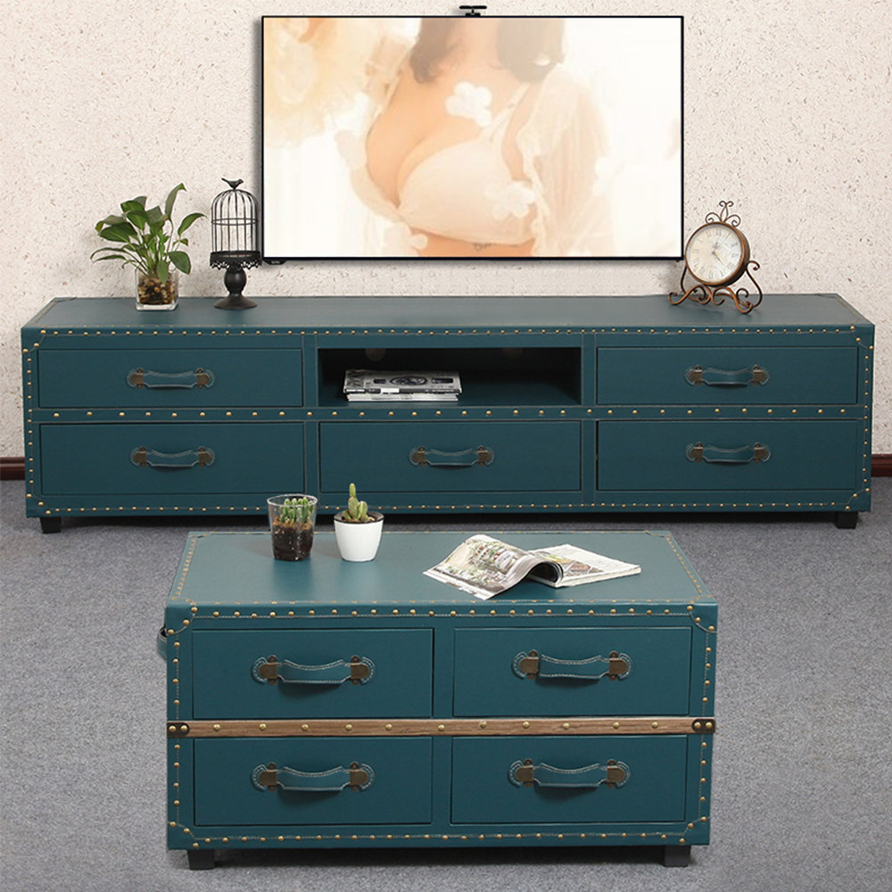 Finaewg European style TV cabinet and coffee table | Wayfair