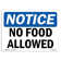 SignMission OSHA Notice - No Food Allowed Sign | Heavy Duty Sign Or ...