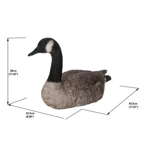 Hi-Line Gift Ltd. Sitting Canadian Goose Garden Statue & Reviews ...