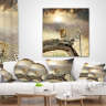 Design Art Leopard Relaxing on Tree - Animal Printed Pillow | Wayfair
