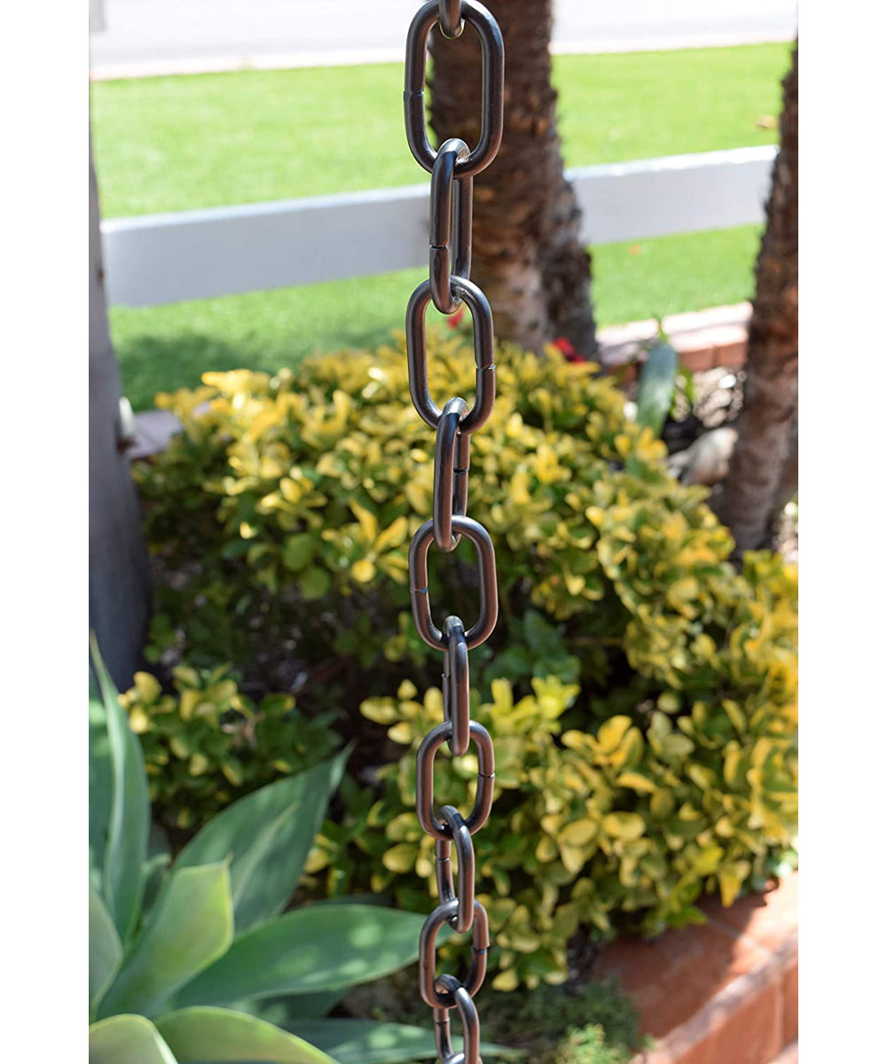 Monarch Rain Chains Aluminum Traditional Link Rain Chain Replacement ...