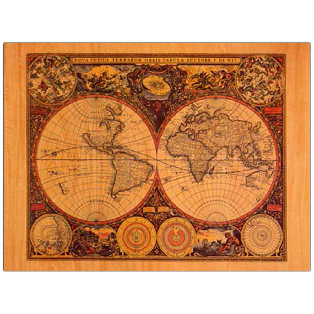 Trademark Fine Art 'World Map' Graphic Art on Canvas - Wayfair Canada