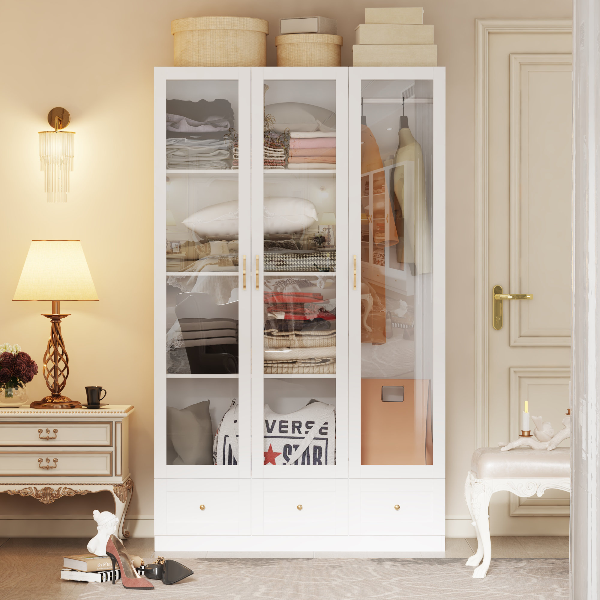 Wade Logan® Caparrelli Armoire | Wayfair