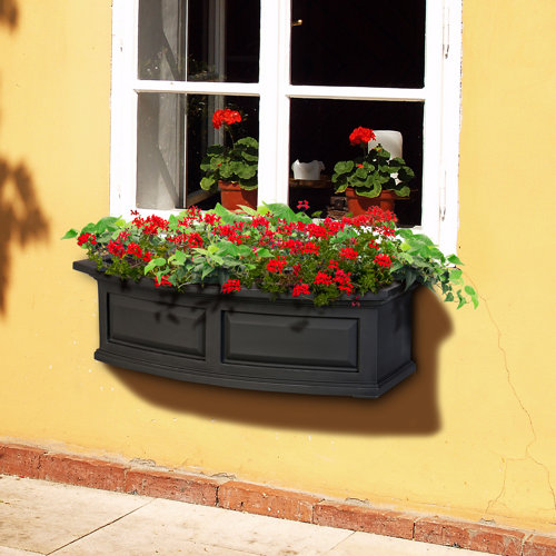 Mayne Inc. Nantucket Planter Outdoor Window Box Planter & Reviews | Wayfair
