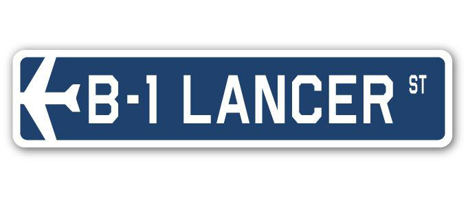Trinx B-1 Lancer Street Sign Air Force Aircraft Military | Aluminum ...
