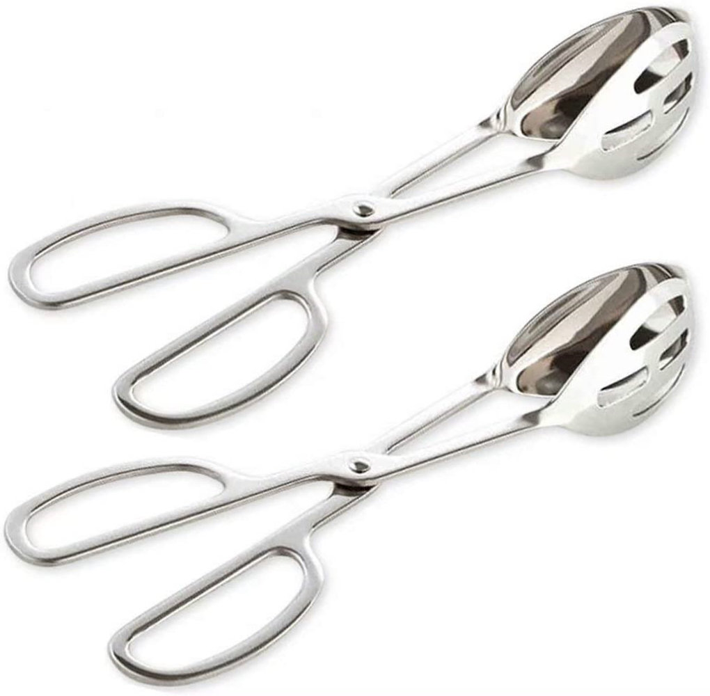Prep & Savour Hardyston Stainless Steel Salad Tongs for Buffet, Grape ...