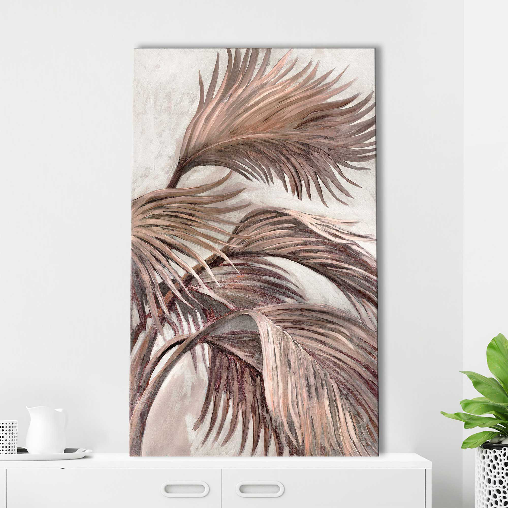 Bayou Breeze Sedona Palm I by Merri Pattinian - Painting | Wayfair