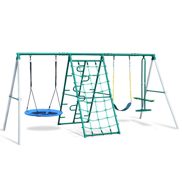 TP Toys Steel Swing Set with 1 Swing(s) & Reviews | Wayfair