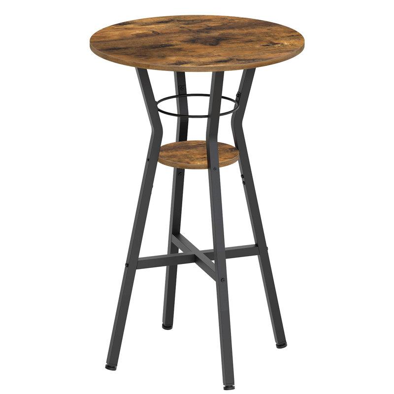 17 Stories Bar Table, 2-Tier Round High Top Table, Pub Table, Home Bar ...