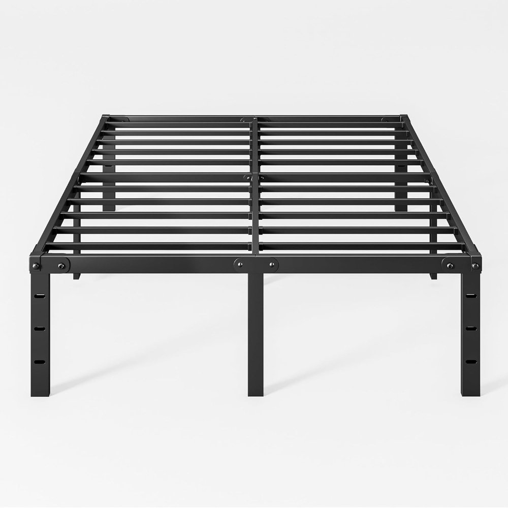 Arsuite 20 InchSize Bed Frame, Tall Metal Platform Base With Large ...