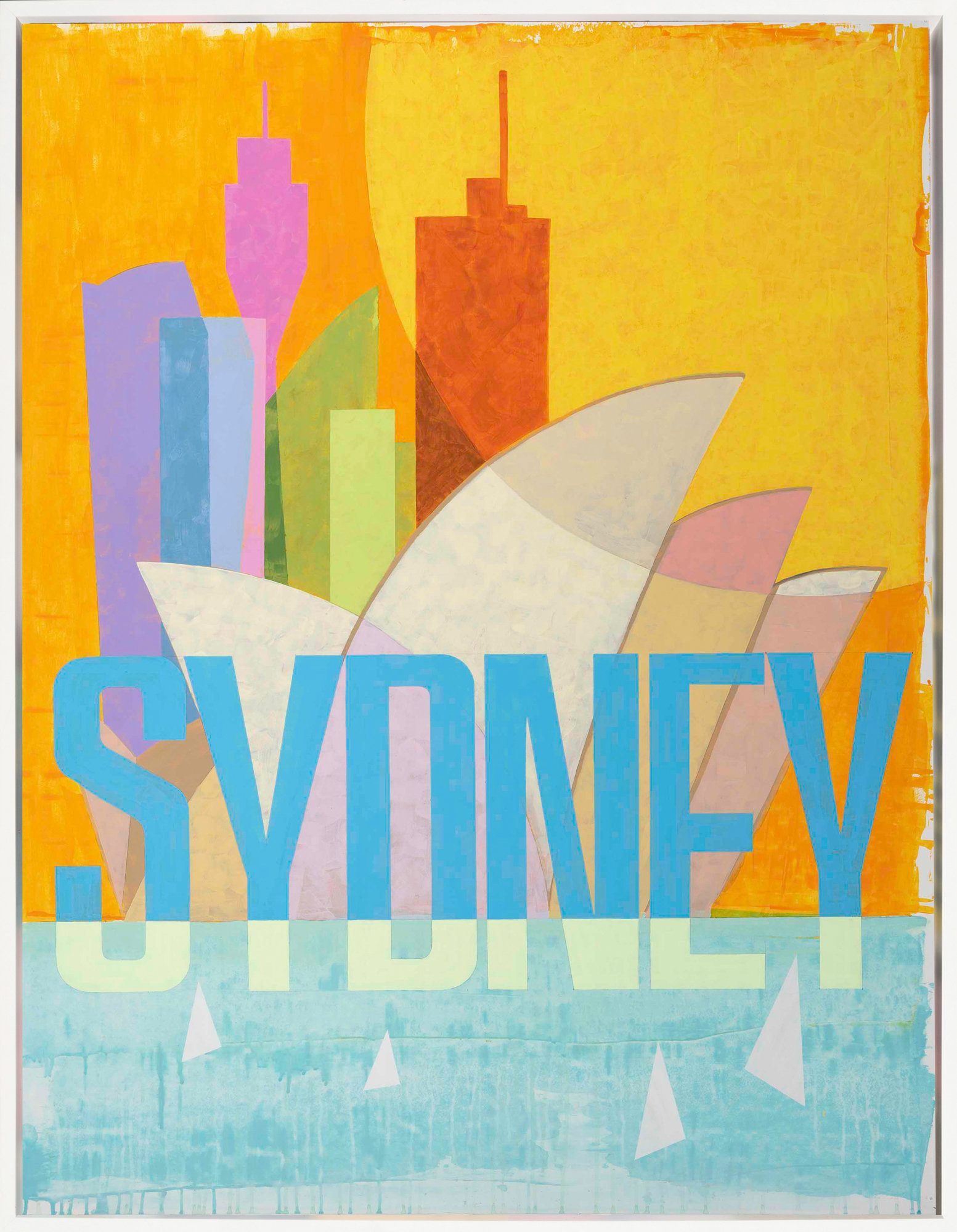 RFA Decor Sydney by Robert Robinson - Floater Frame Painting on Canvas ...