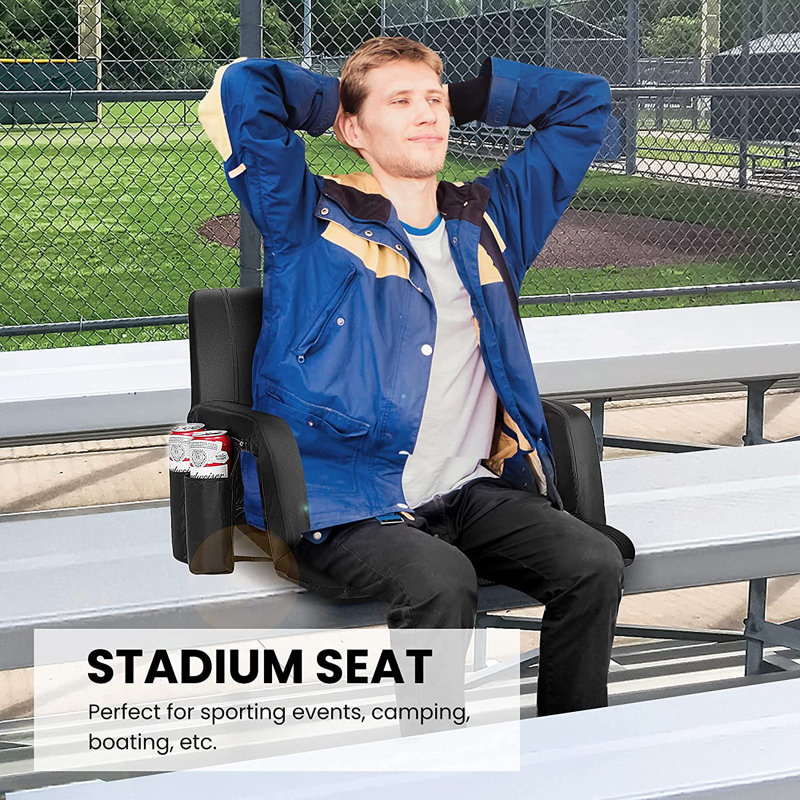 VIVOHOME 20 inch Wide Reclining Stadium Seat | Wayfair