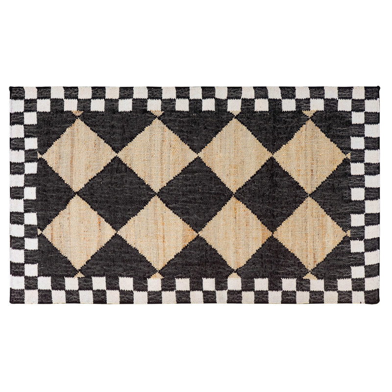 MacKenzie-Childs Diamond Jute Rug | Wayfair