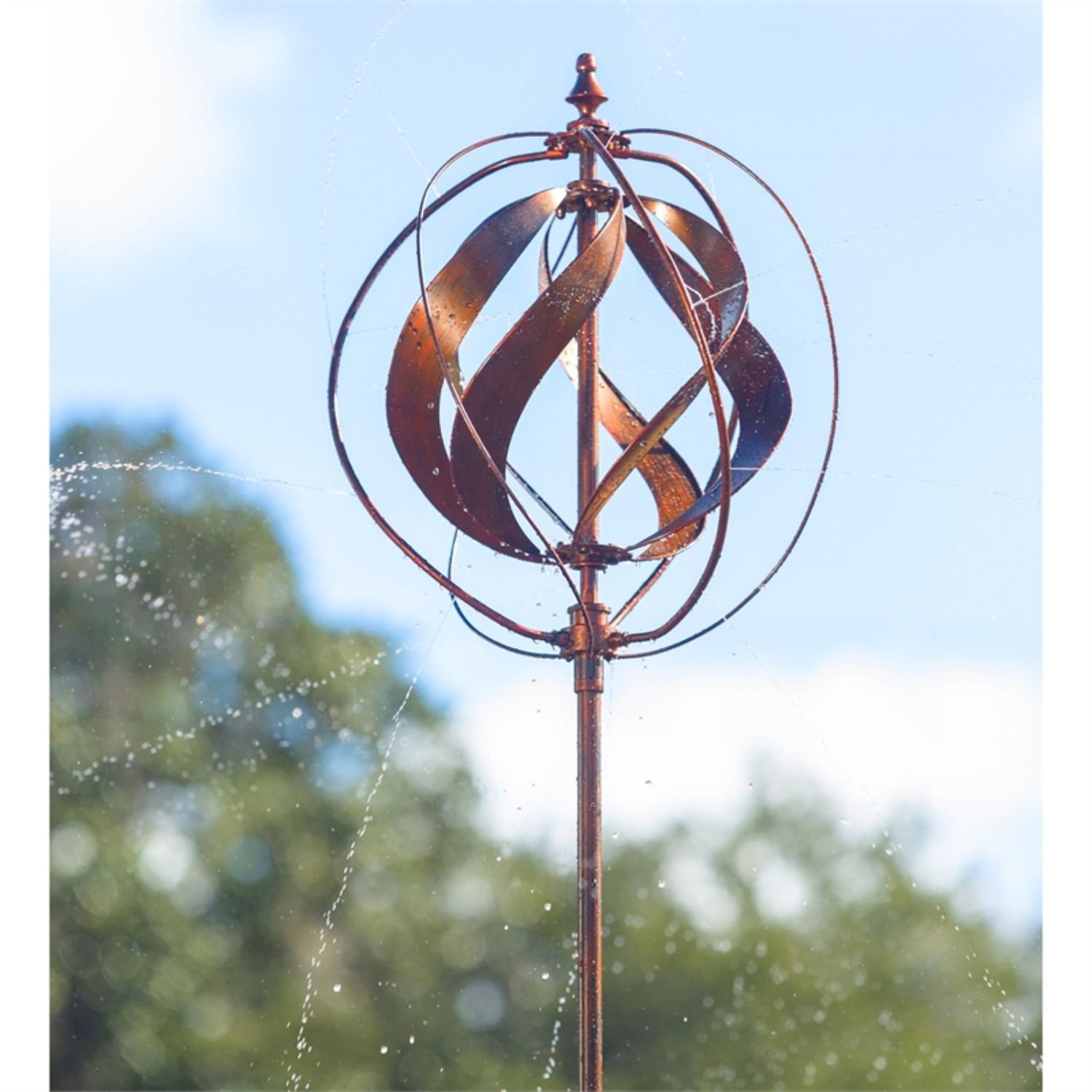 ReadiVac Weather Resistant Metal Abstract Rotator & Reviews | Wayfair