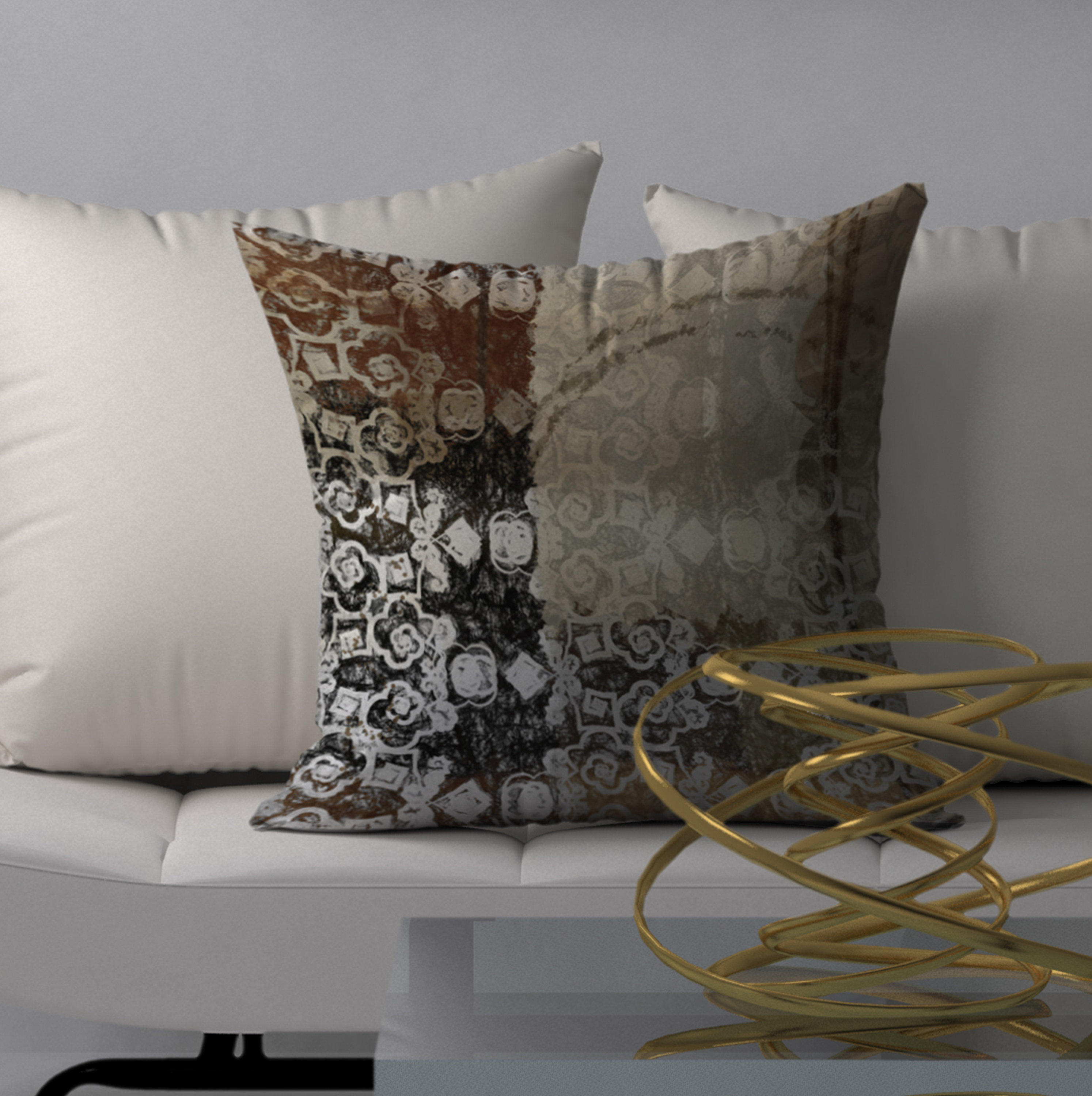 LeRoi Products Abstract Reversible Throw Pillow - Wayfair Canada