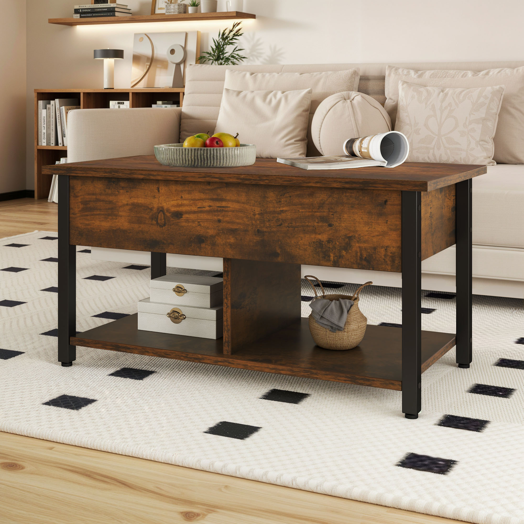 17 Stories Lift Top Coffee Table & Reviews | Wayfair