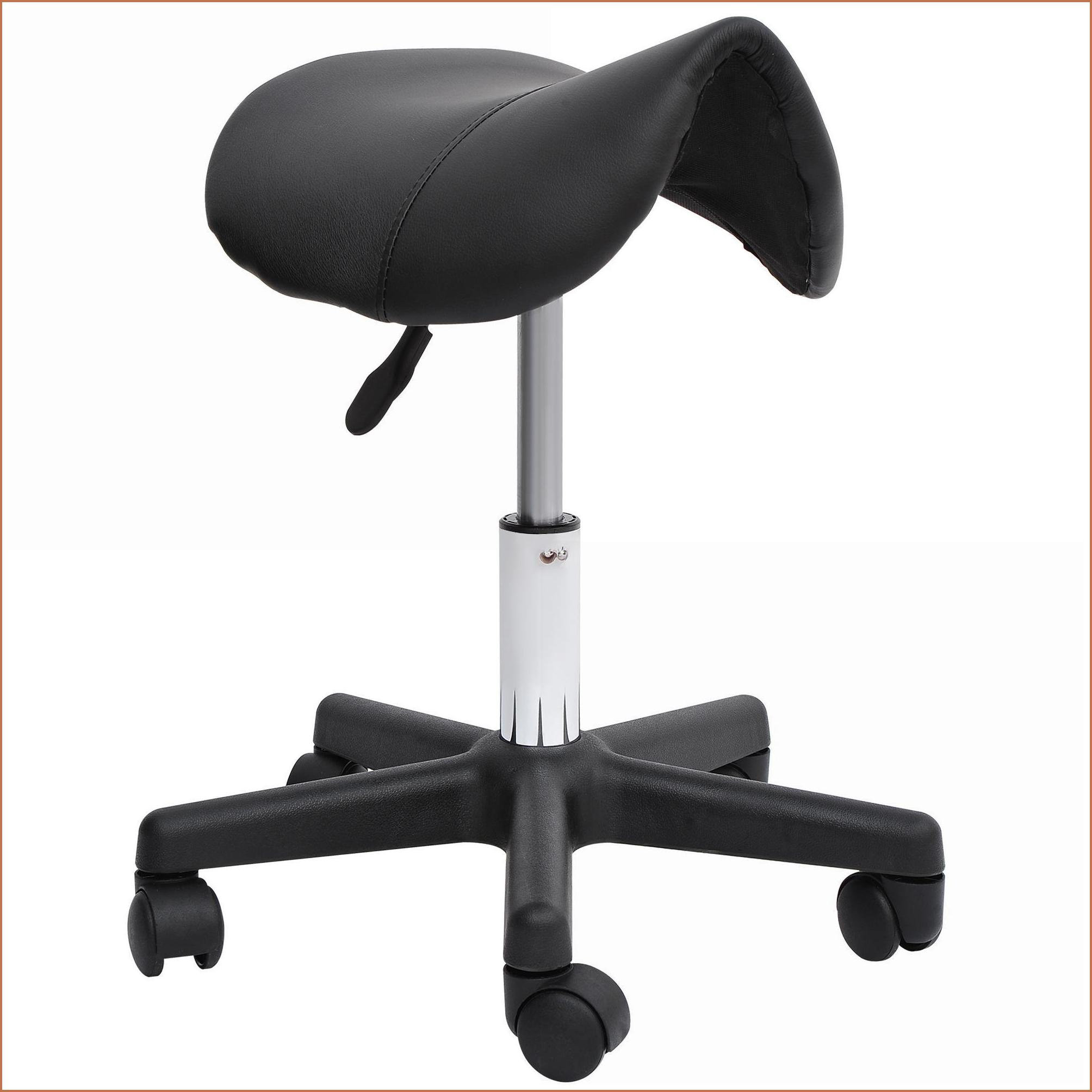 Mercer41 Stools | Adjustable Swivel Rolling Saddle Stool for Salon Spa ...