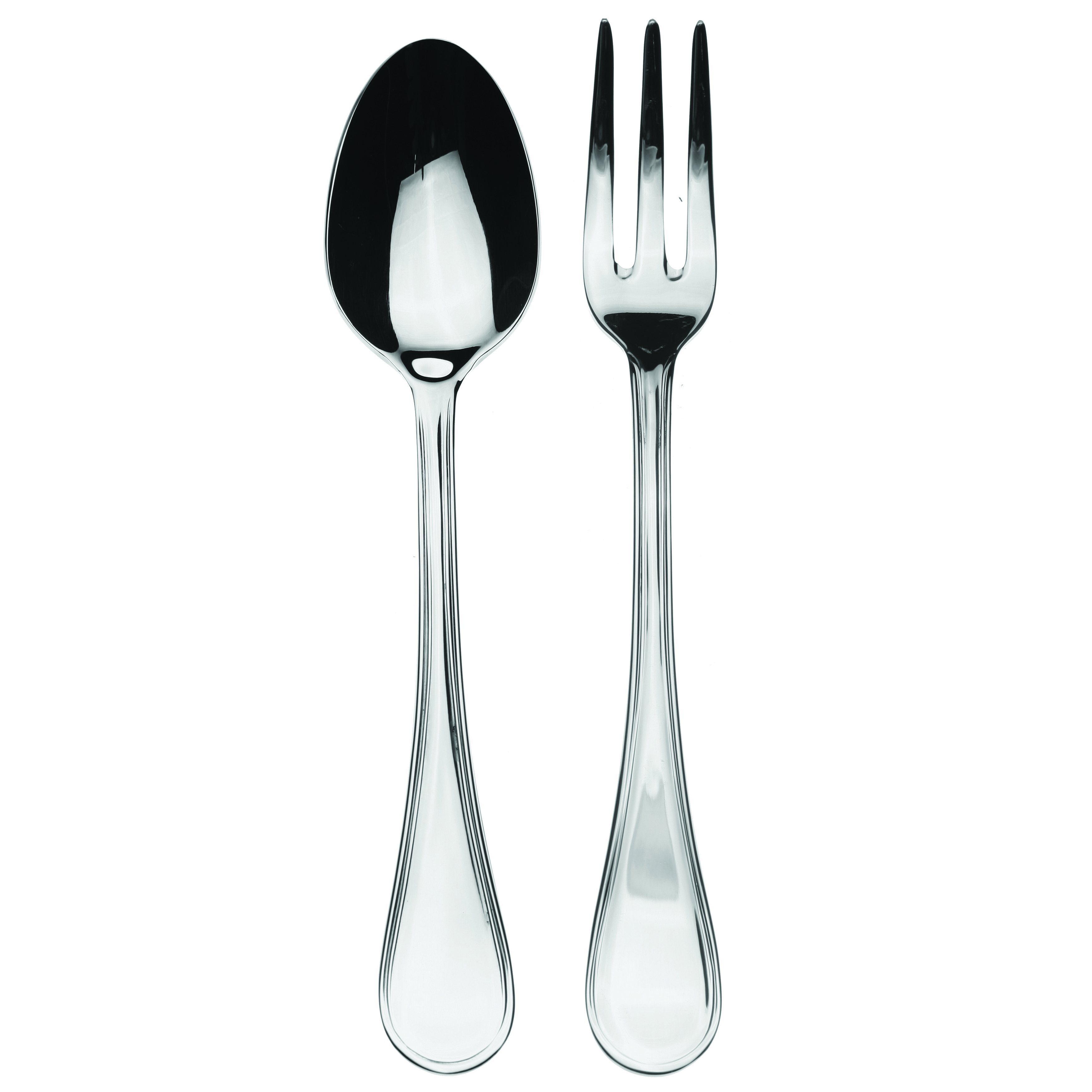 Mepra Serving Set (Fork And Spoon) Boheme Stainless Steel - Wayfair Canada