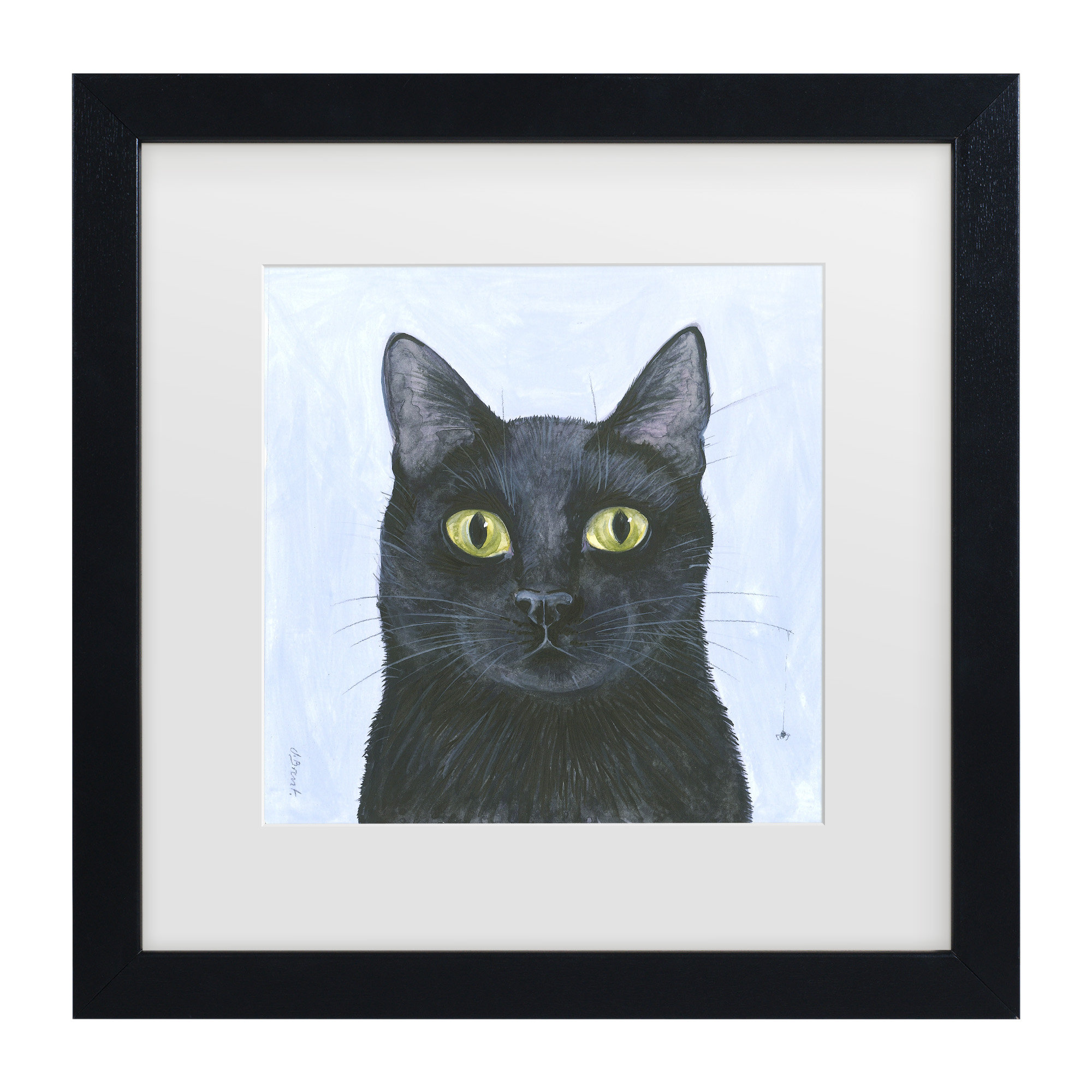 Ebern Designs Isabelle Brent The Cats Whisker Matted Framed Art ...