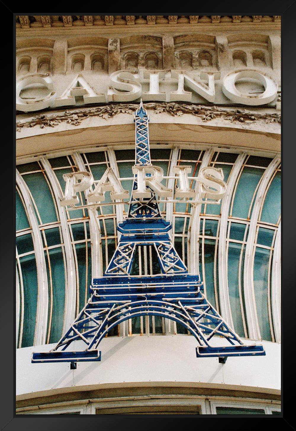 Latitude Run® Eiffel Tower Sign Close Up Paris Hotel Casino Las Vegas ...