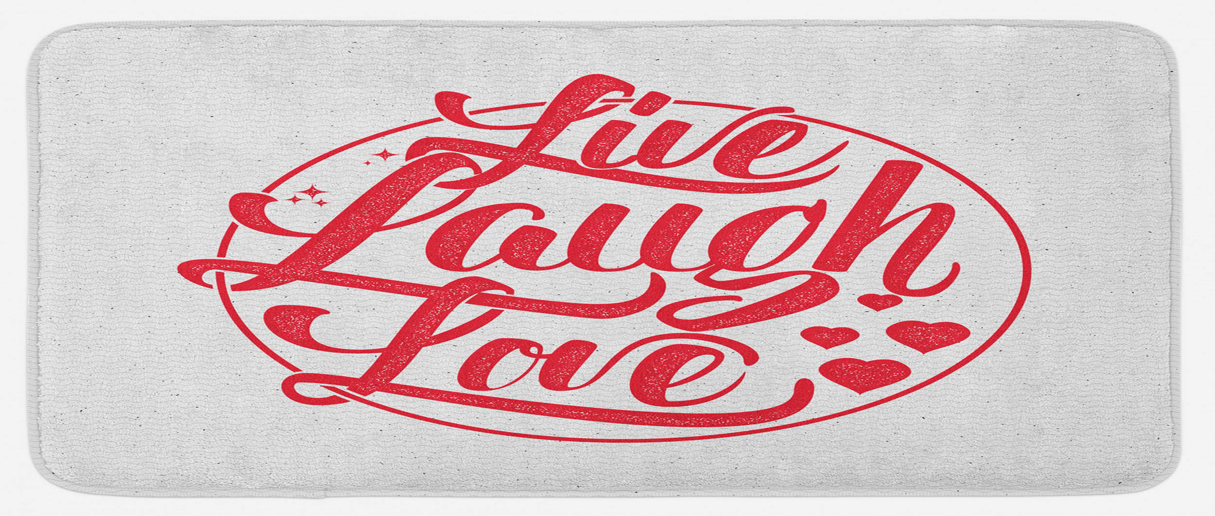 East Urban Home Retro Style Calligraphy Old Fashioned Stamp Design Red ...