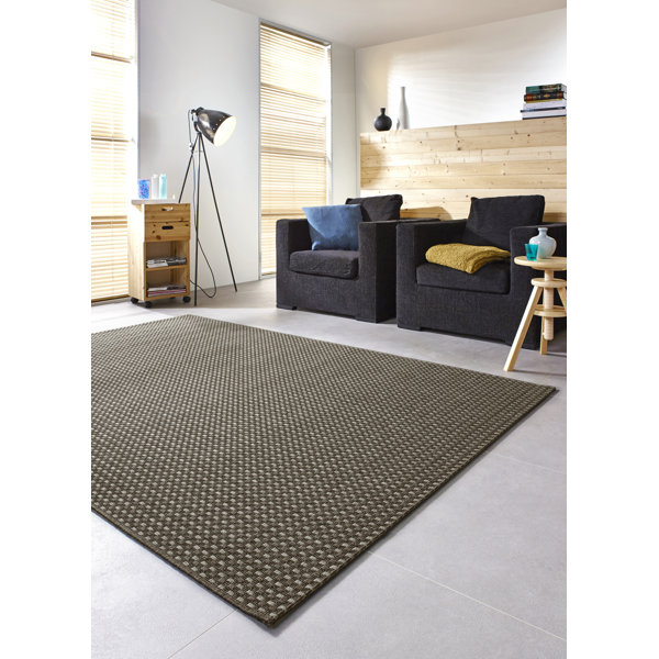 Sol 27 Outdoor Oxford Dark Grey Rug & Reviews | Wayfair.co.uk