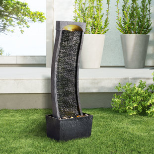 Outdoor Waterfall Fountains | Wayfair