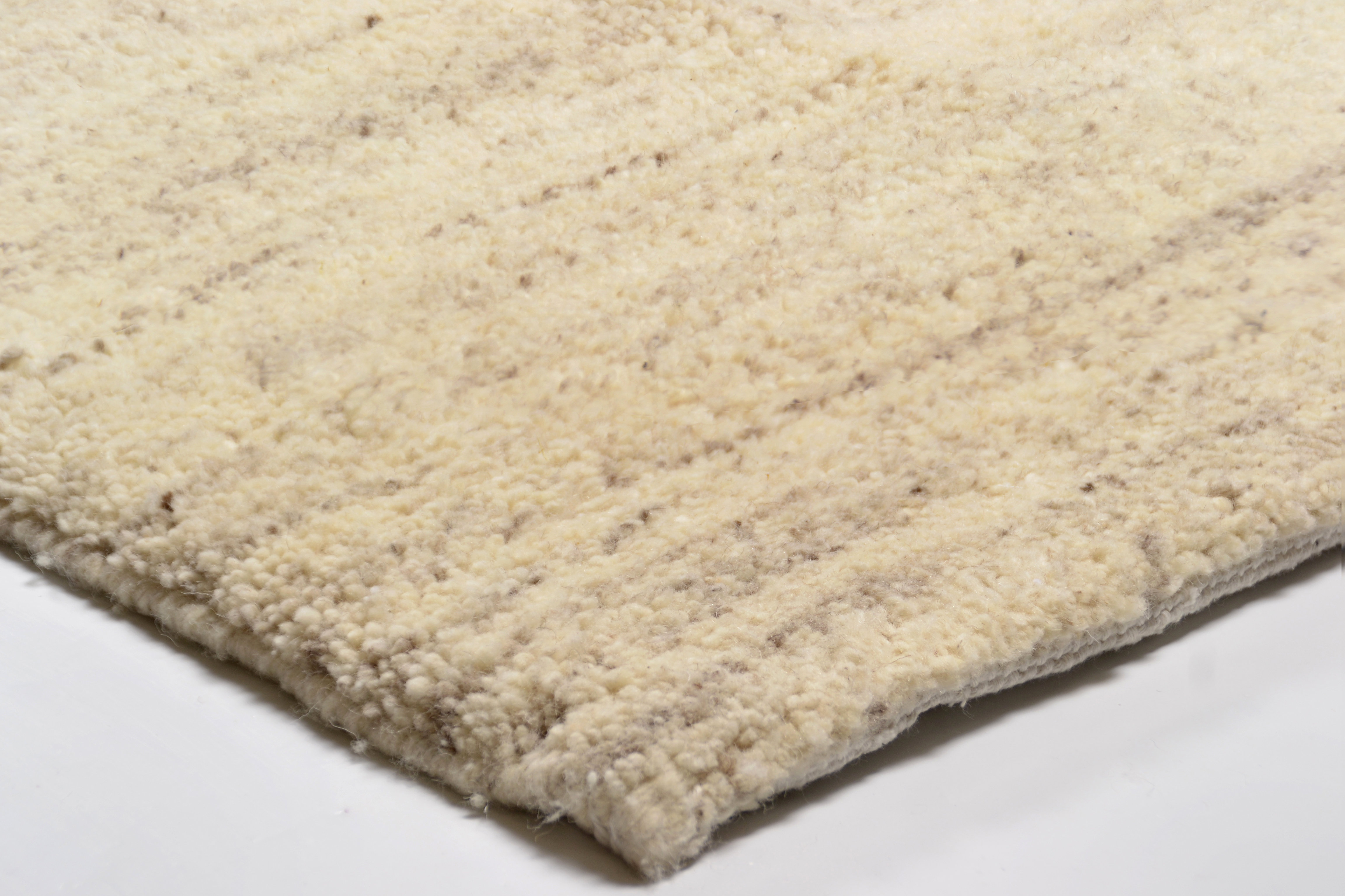 Theko Royal Double Hand-Knotted Beige Area Rug | Wayfair.co.uk