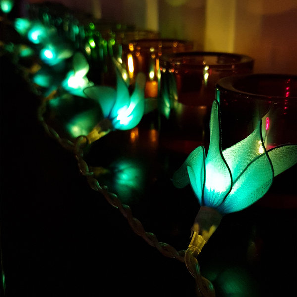 17 Stories Cal LED Sheer Daisy String Light / 20 Lamps - 6 Metre Long ...